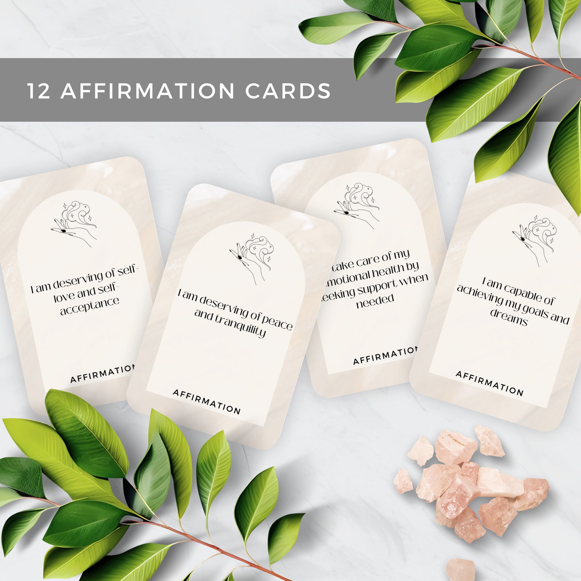Self Care Activity and Affirmation Cards, 30 Day Challenge, Self-care ...
