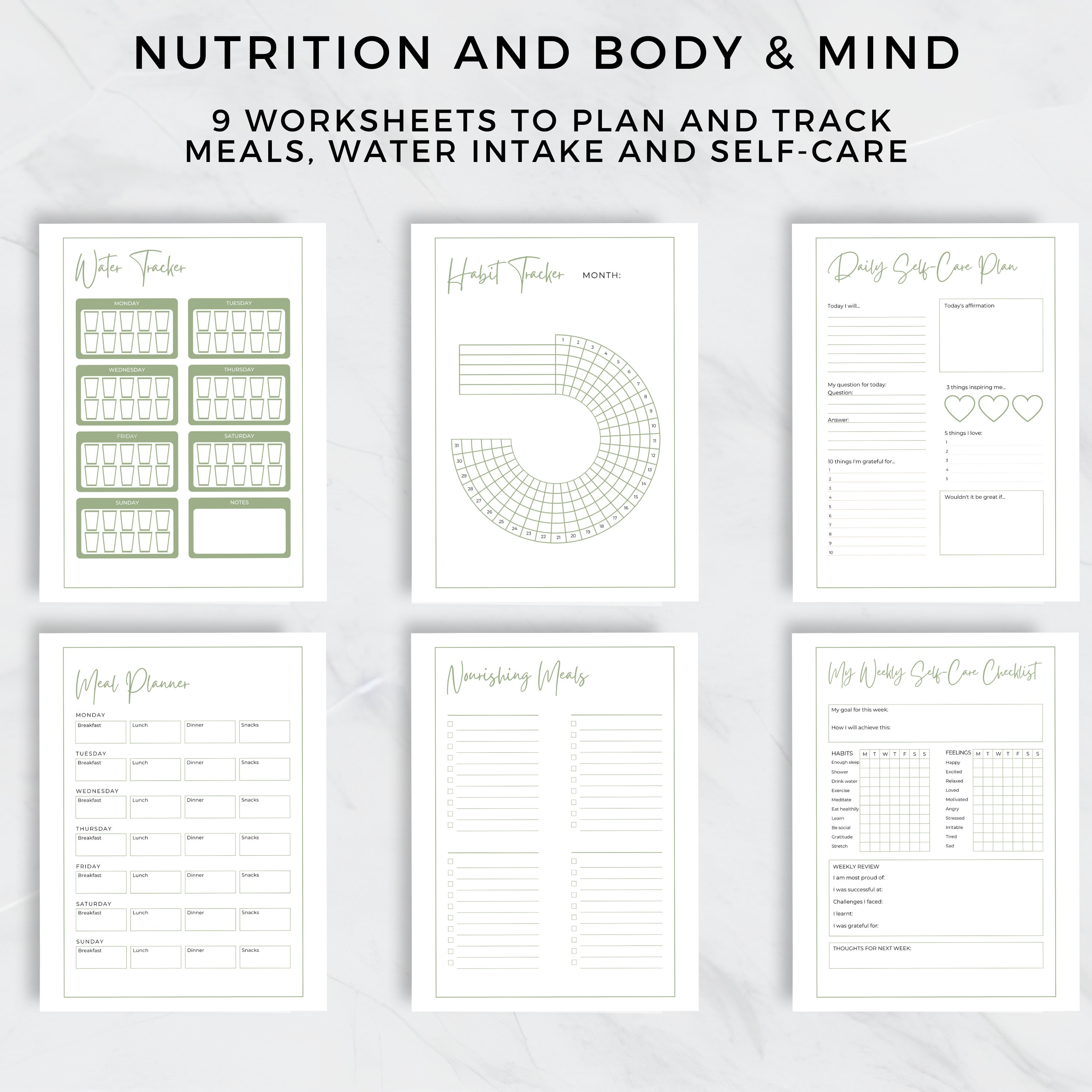 Growth Mindset Journal, Printable, Self Development, Positivity ...