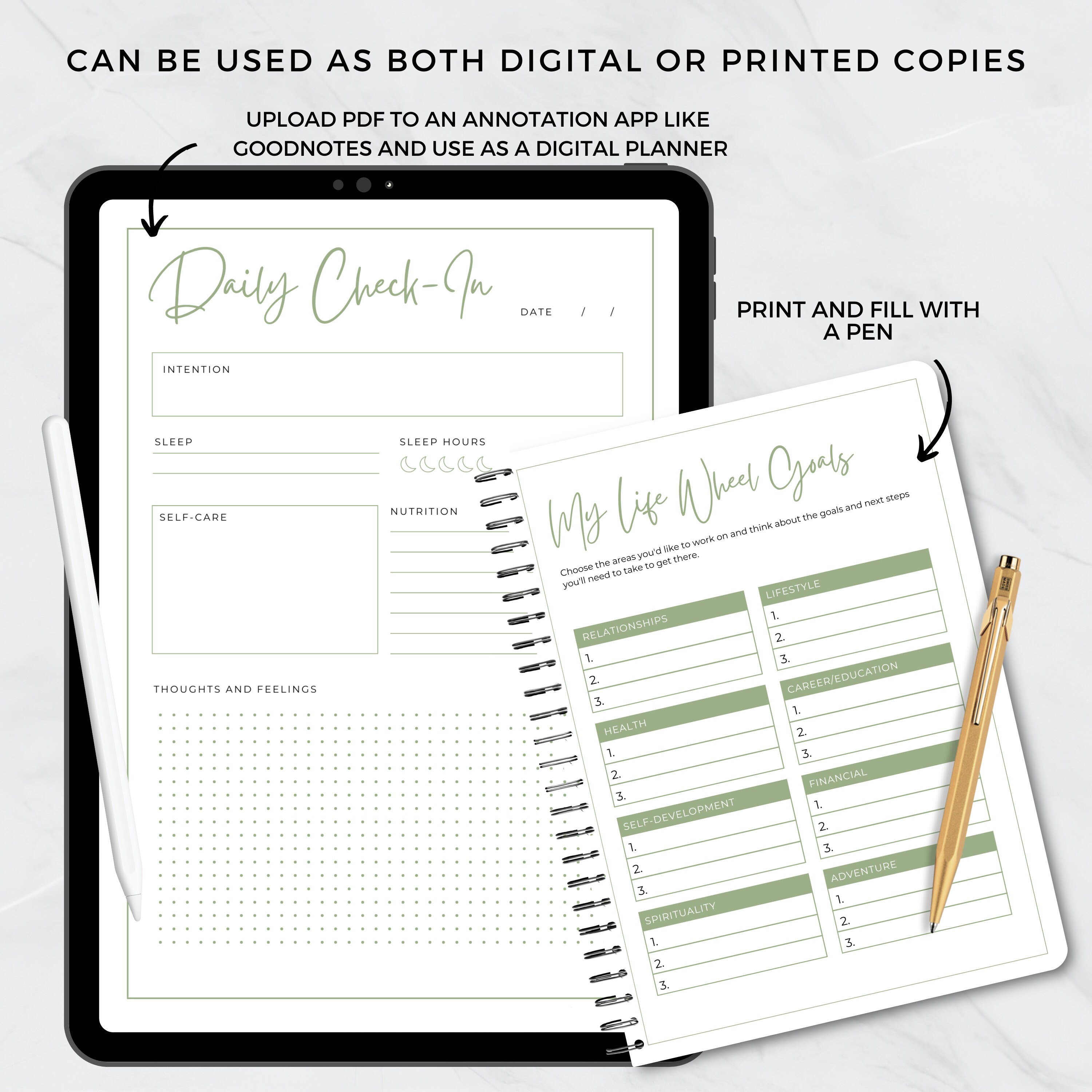 Growth Mindset Journal, Printable, Self Development, Positivity ...