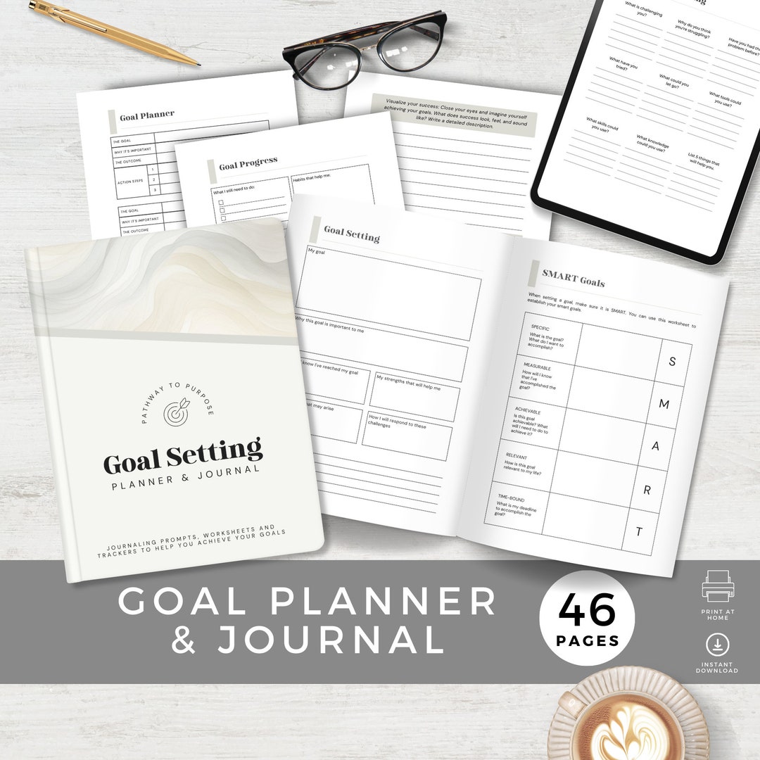 Journal Prompts for Goals Setting, Long Term Goal Planner, Problem ...