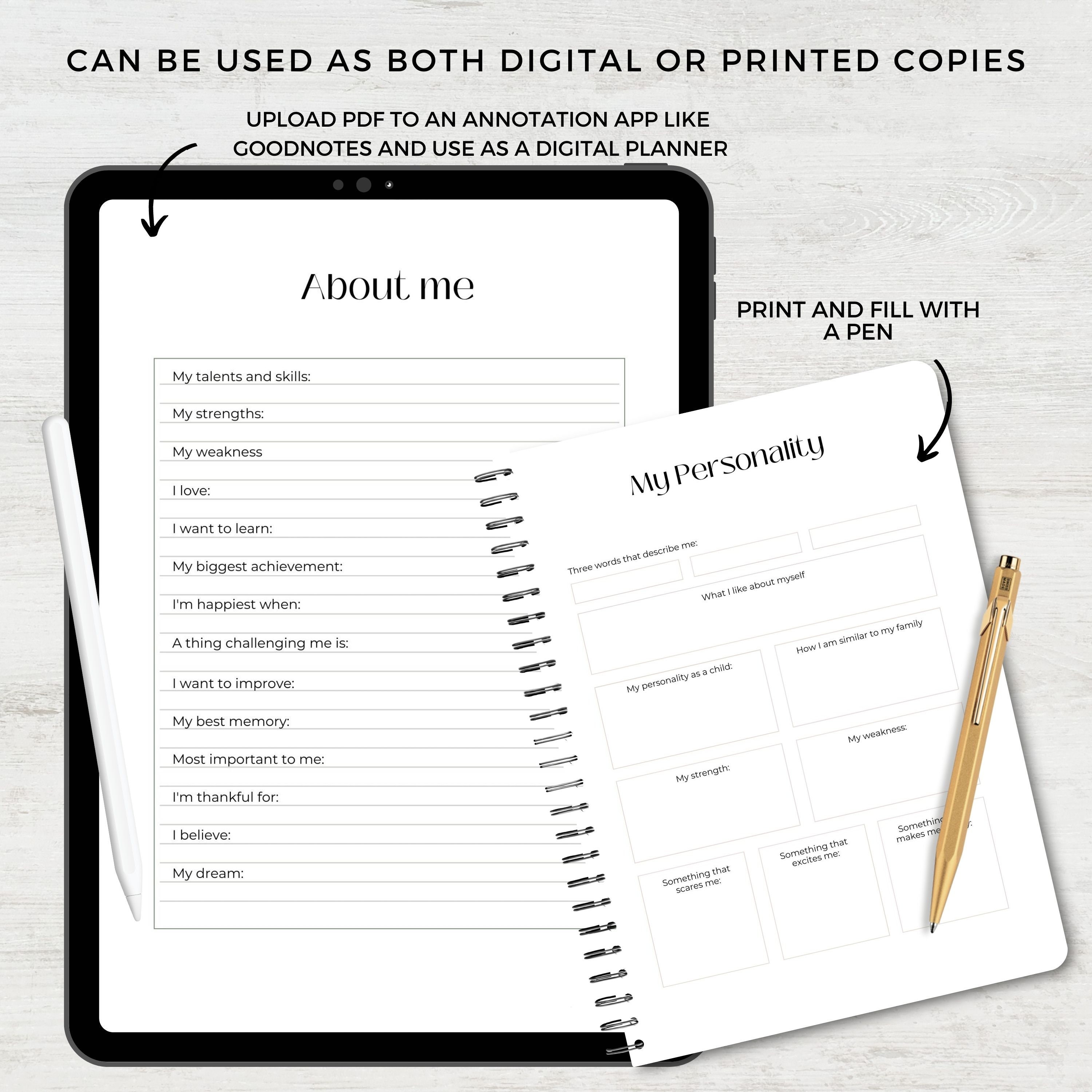Journal Prompts for Boundaries, Printable, Start to Journal Guide ...