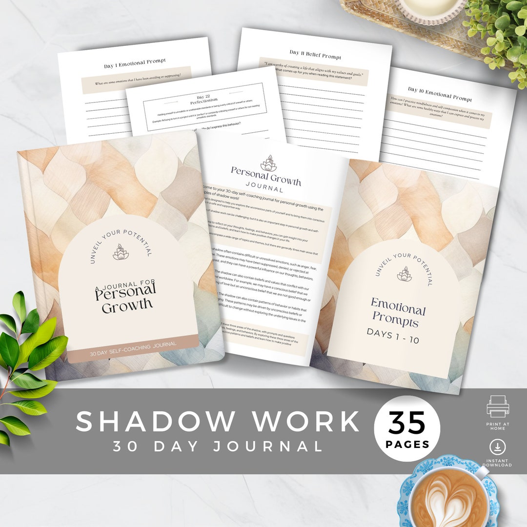 Shadow Work Journal Prompts for Beginners, Questions for Self-discovery ...
