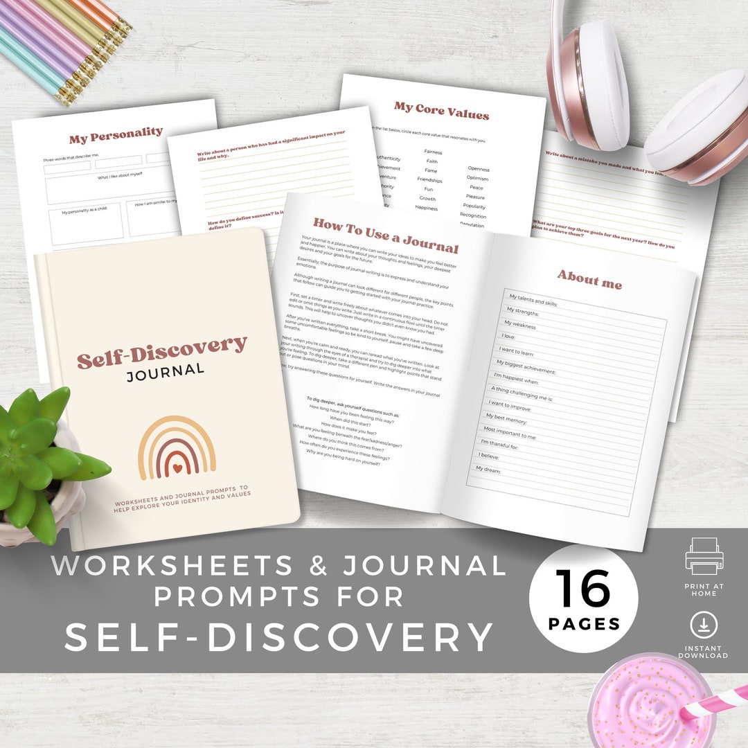 Journal Prompts for Teens for Self-discovery, Daily Journaling Pages ...