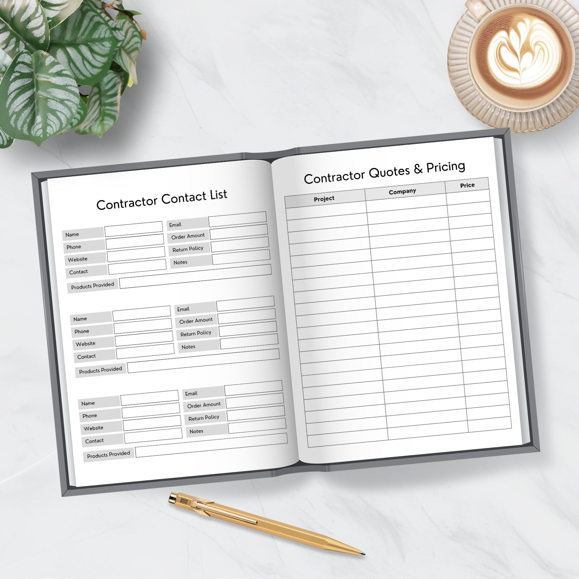 Home Renovation Organizer, Remodel Planner, Budget and Expenses Tracker ...