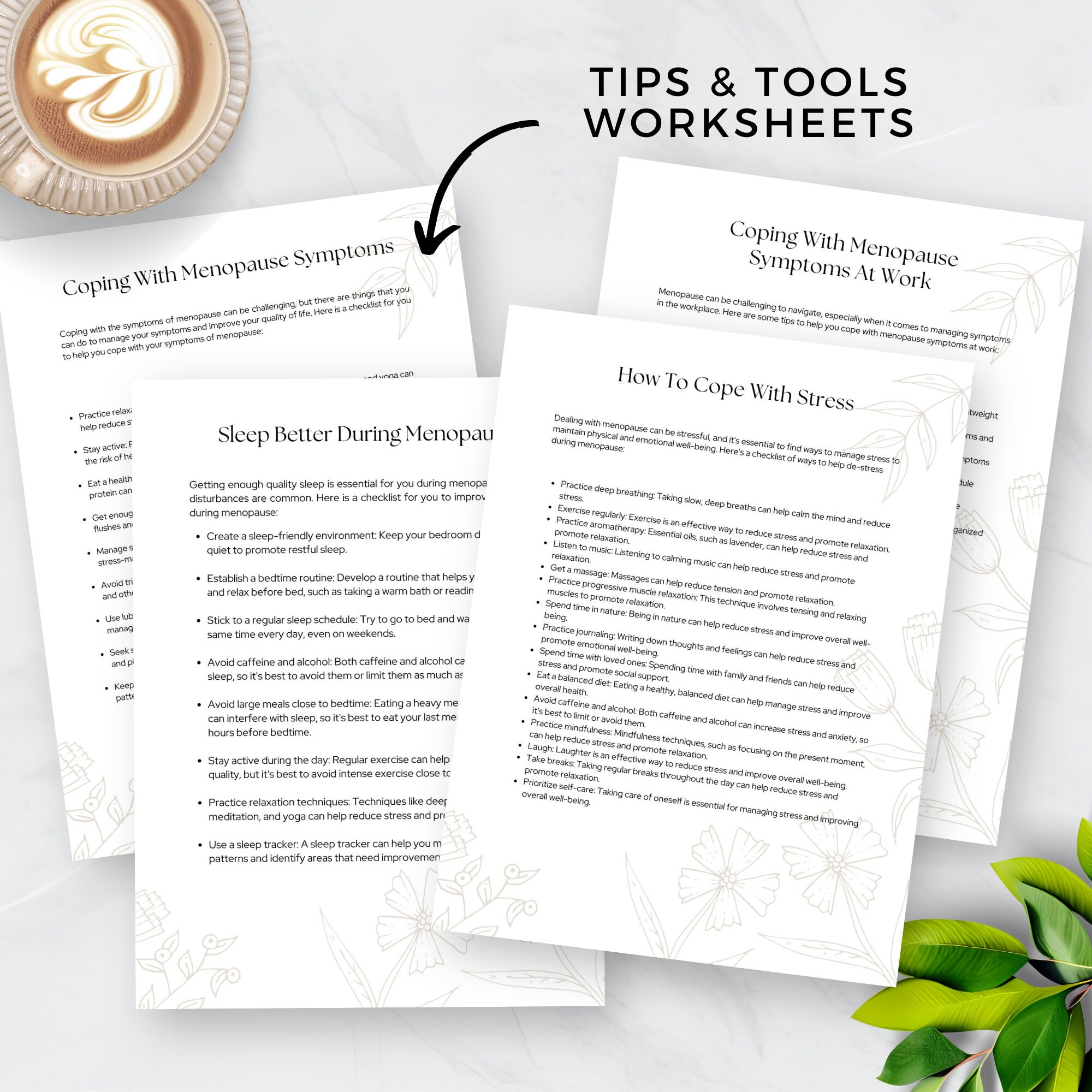 Menopause Journal for Wellbeing, Women's Health Trackers and Workbook ...