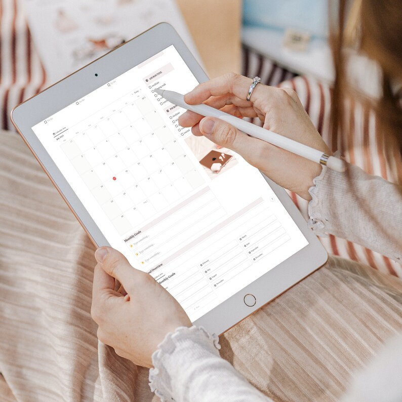 Notion Life Planner Template, Simple Aesthetic, All in One Personal ...