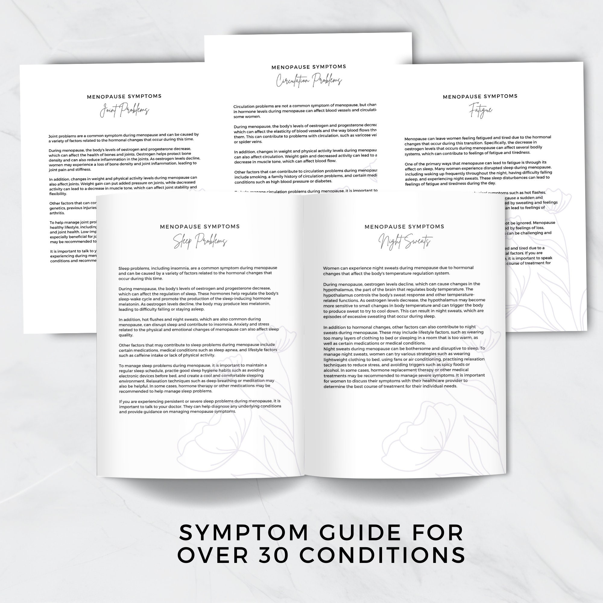 Menopause Symptom Tracker Workbook, Assessment Log, Perimenopause ...