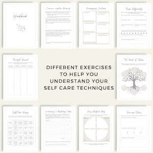 Self Care Worksheet PDF, Self-care Planner With Ideas, Routines ...