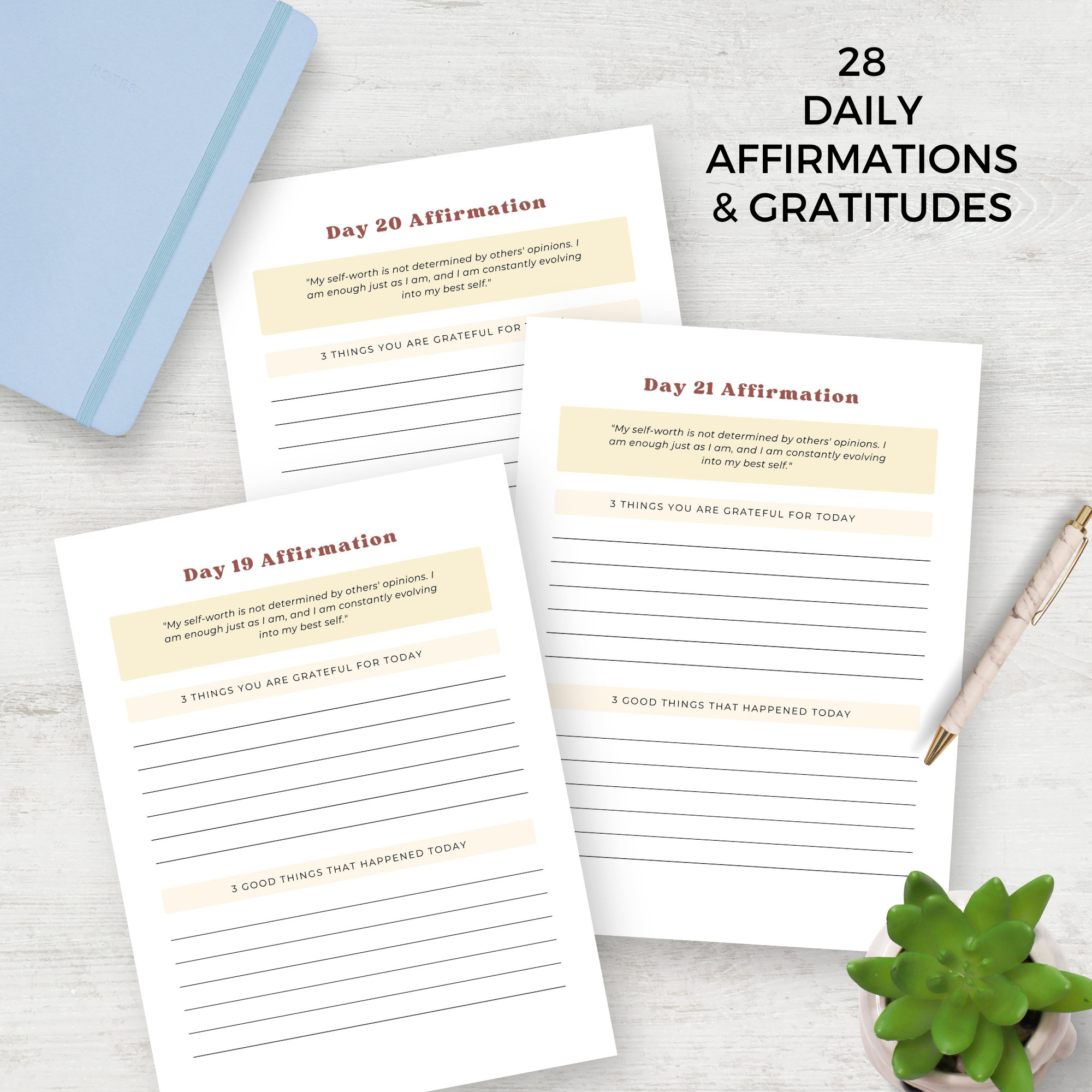 Self Worth Confidence Journal for Teens, Guided Worksheets for Building ...