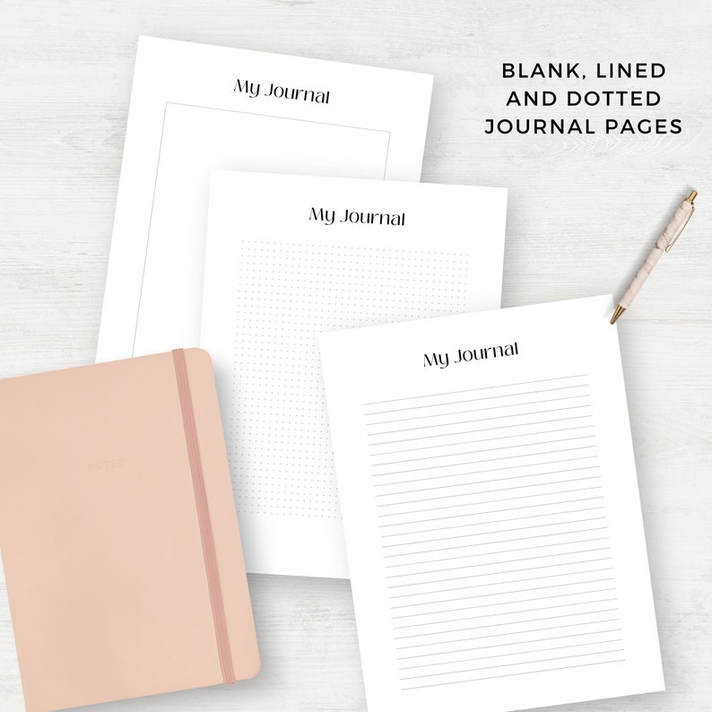 Journal Prompts for Boundaries, Printable, Start to Journal Guide ...