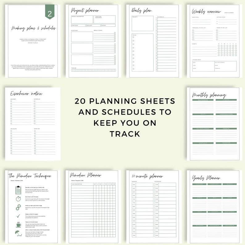 Printable Time Management Worksheet Pdf, Daily Goal Tracker, Decision ...