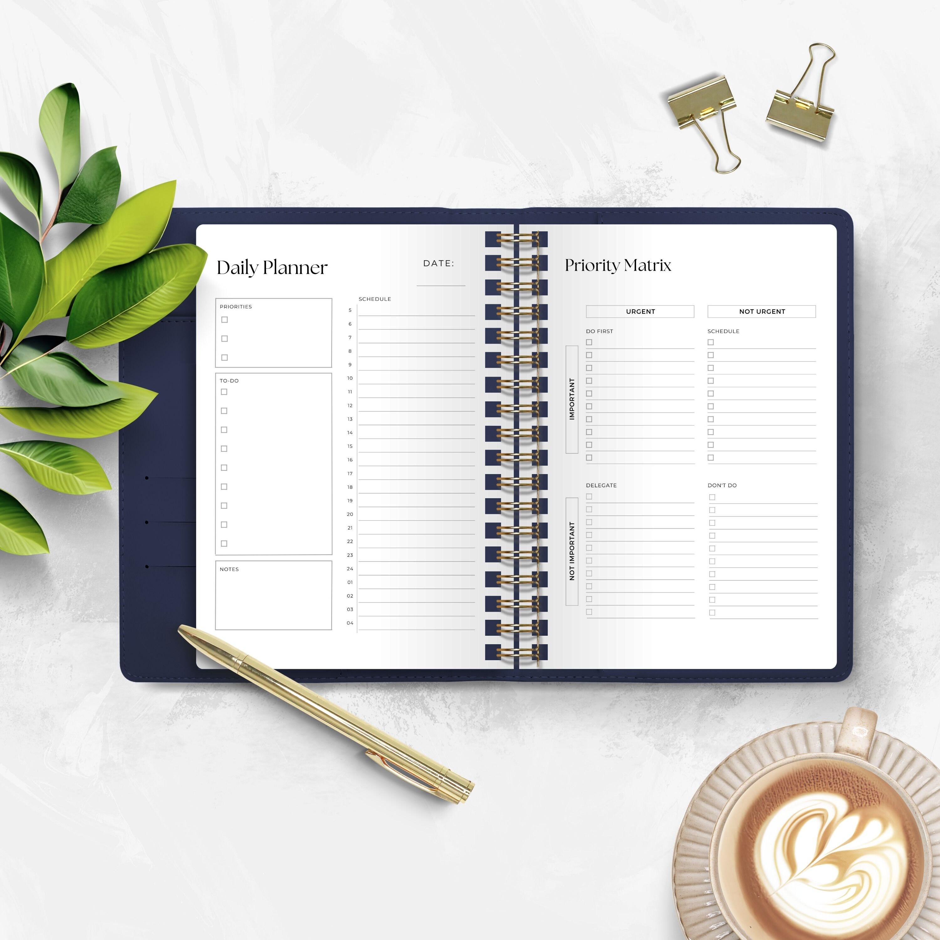 Daily Planner Target, Printable PDF, Day Diary, Hourly Schedule ...