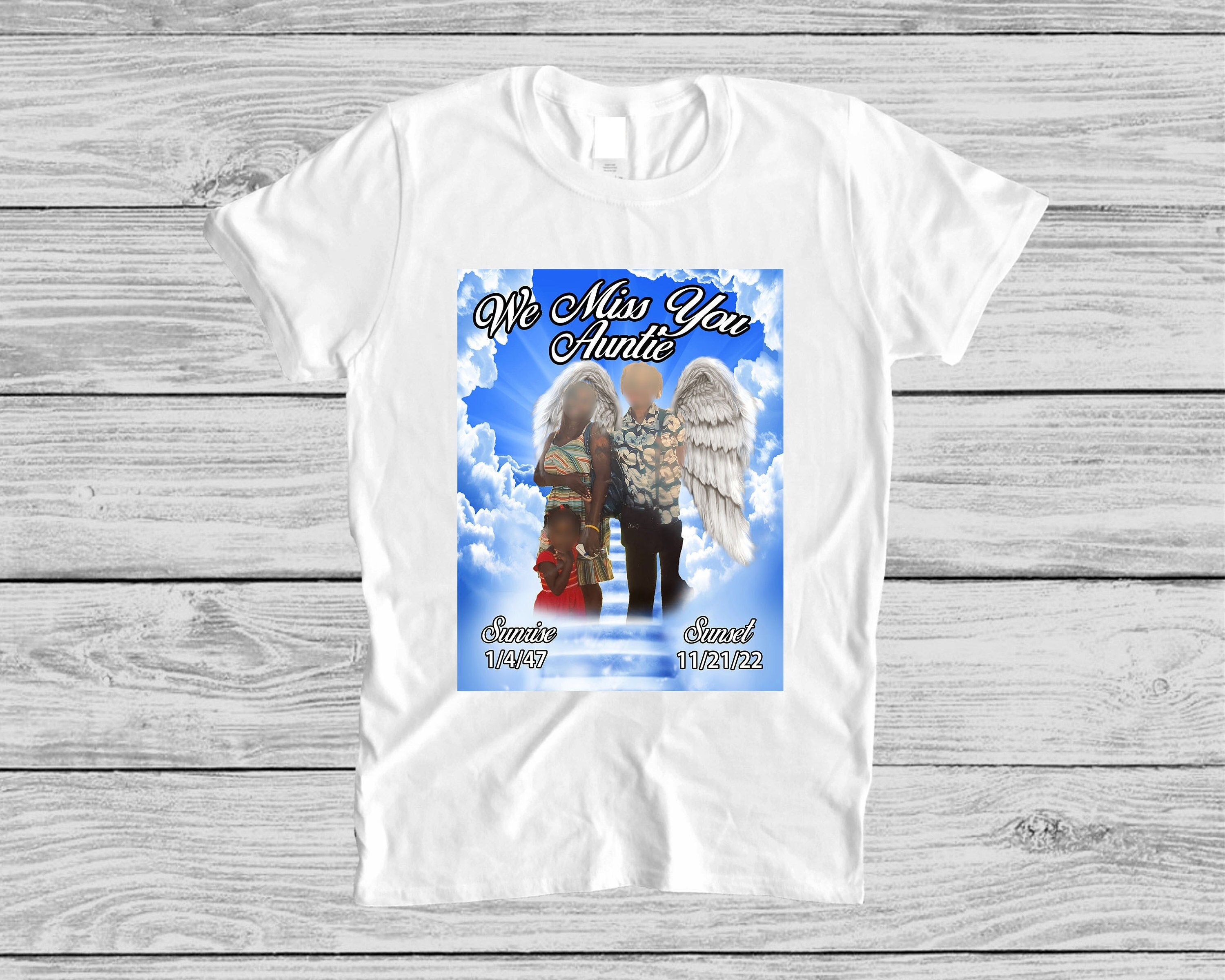 In Loving Memory T-shirt, Custom Funeral Shirt, Personalized Memorial T ...
