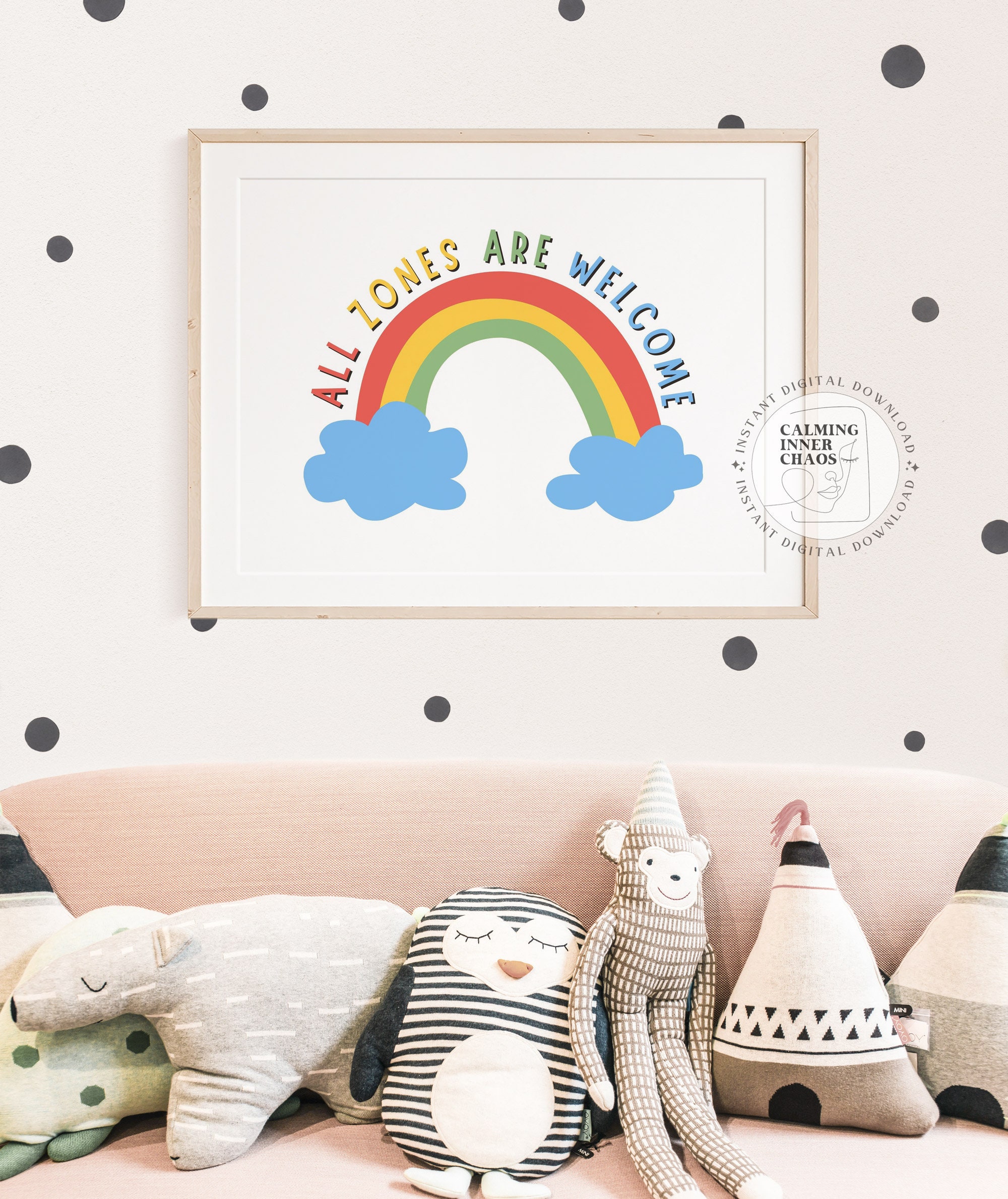 All Zones Are Welcome Poster, Areas of Self-regulation Digital Poster ...