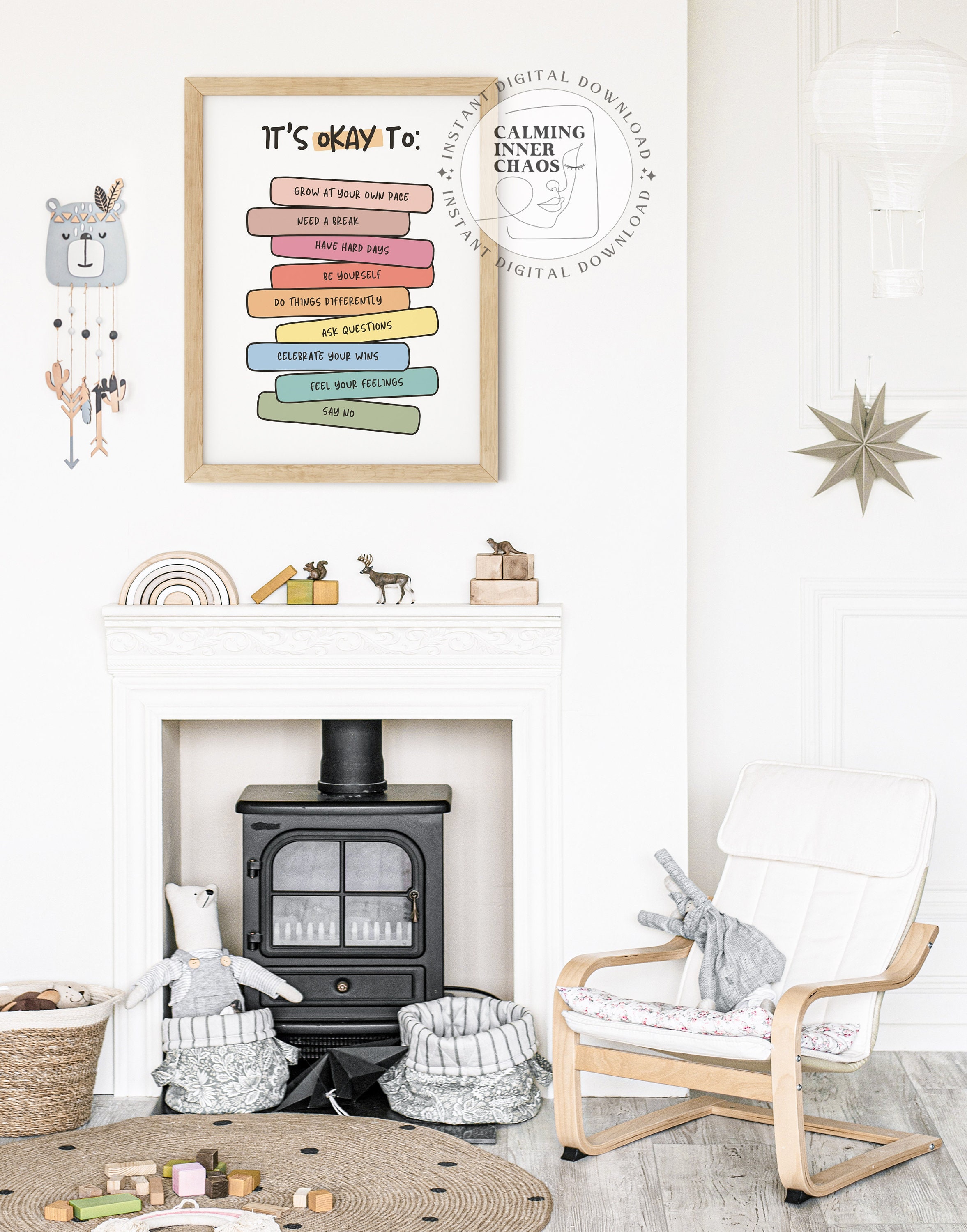 It's Okay to Poster, Feelings Poster, It's Ok to Printable for Kids ...