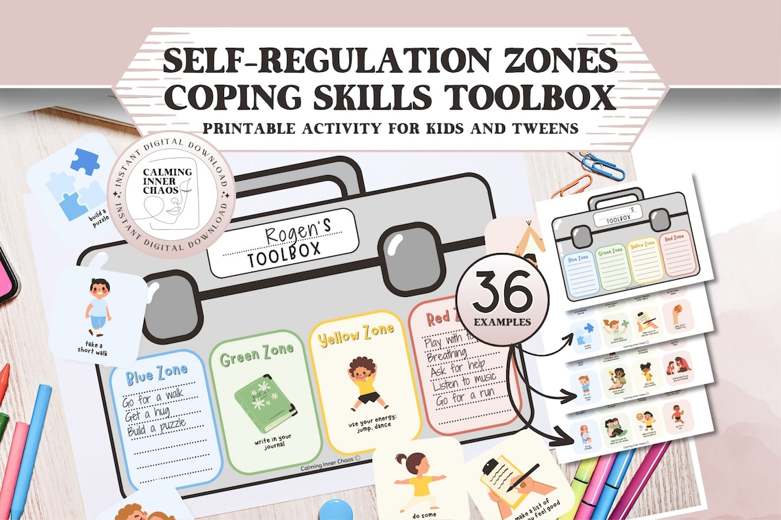 Zones Regulation Toolbox Zones Kids Coping Skills Toolbox Play Therapy ...
