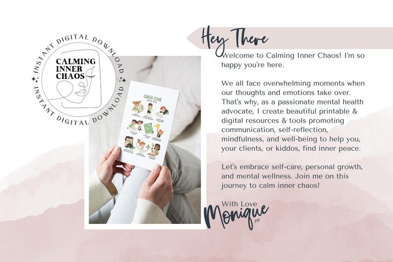 Self-regulation Zones Coping Skills Poster, Coping Strategies Printable ...