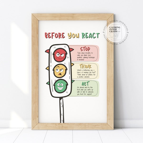 Traffic Light Emotion - Etsy