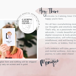 26 Coping Skills Alphabet Printable Flashcards for Kids & Teens, Self ...