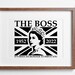 The Queen Wall Art, the Boss Printed Art, Royal Wall Art - Etsy
