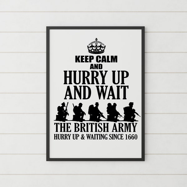 Keep Calm and Wait - Etsy