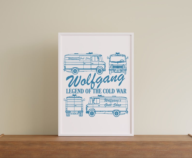 Wolfgang Blueprint Wolfgang Legend Printed Art Cold War - Etsy