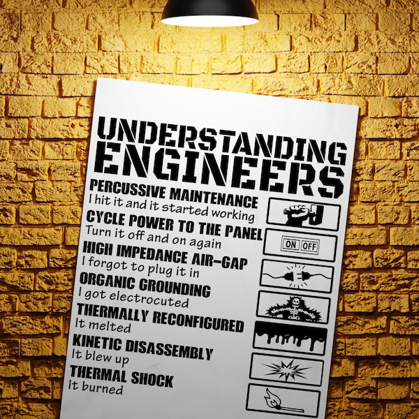 Engineer Print - Etsy