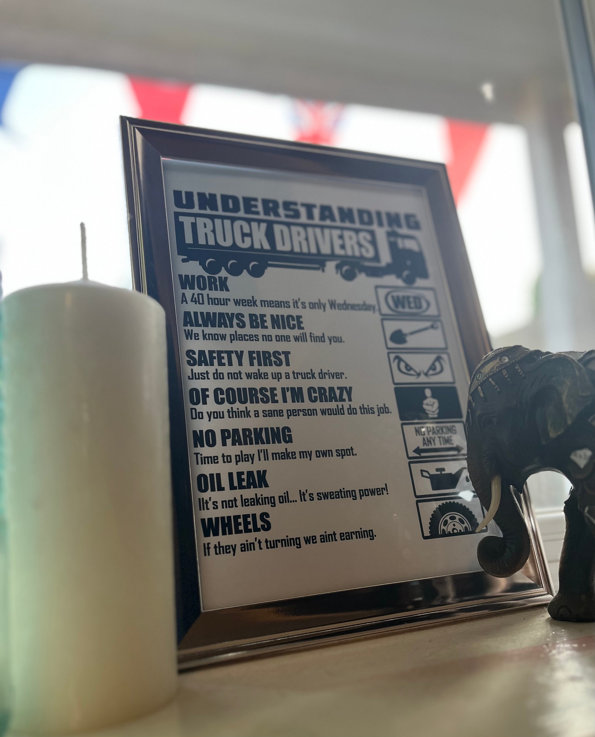 Truck Prints - Understanding Truck Drivers - Lorry Driver Print - Truck ...