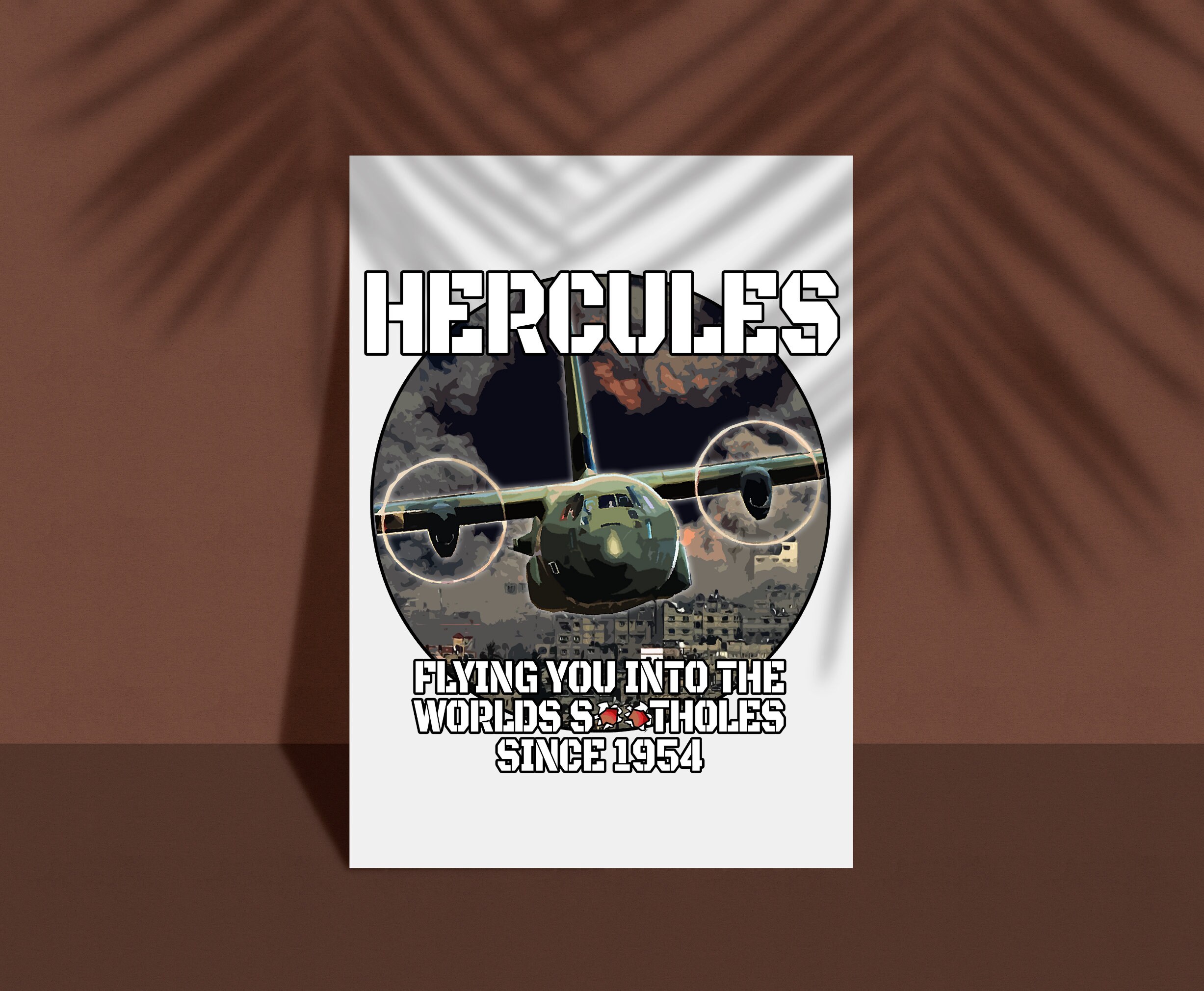 C130 Hercules, the Herc Poster C-130 Aircraft Art, Military Aircraft, C ...