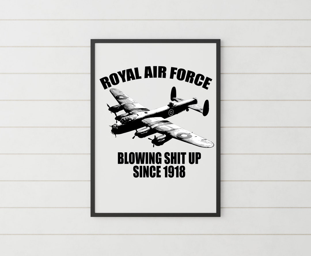 Royal Air Force Print RAF Prints Military Humour - Etsy UK