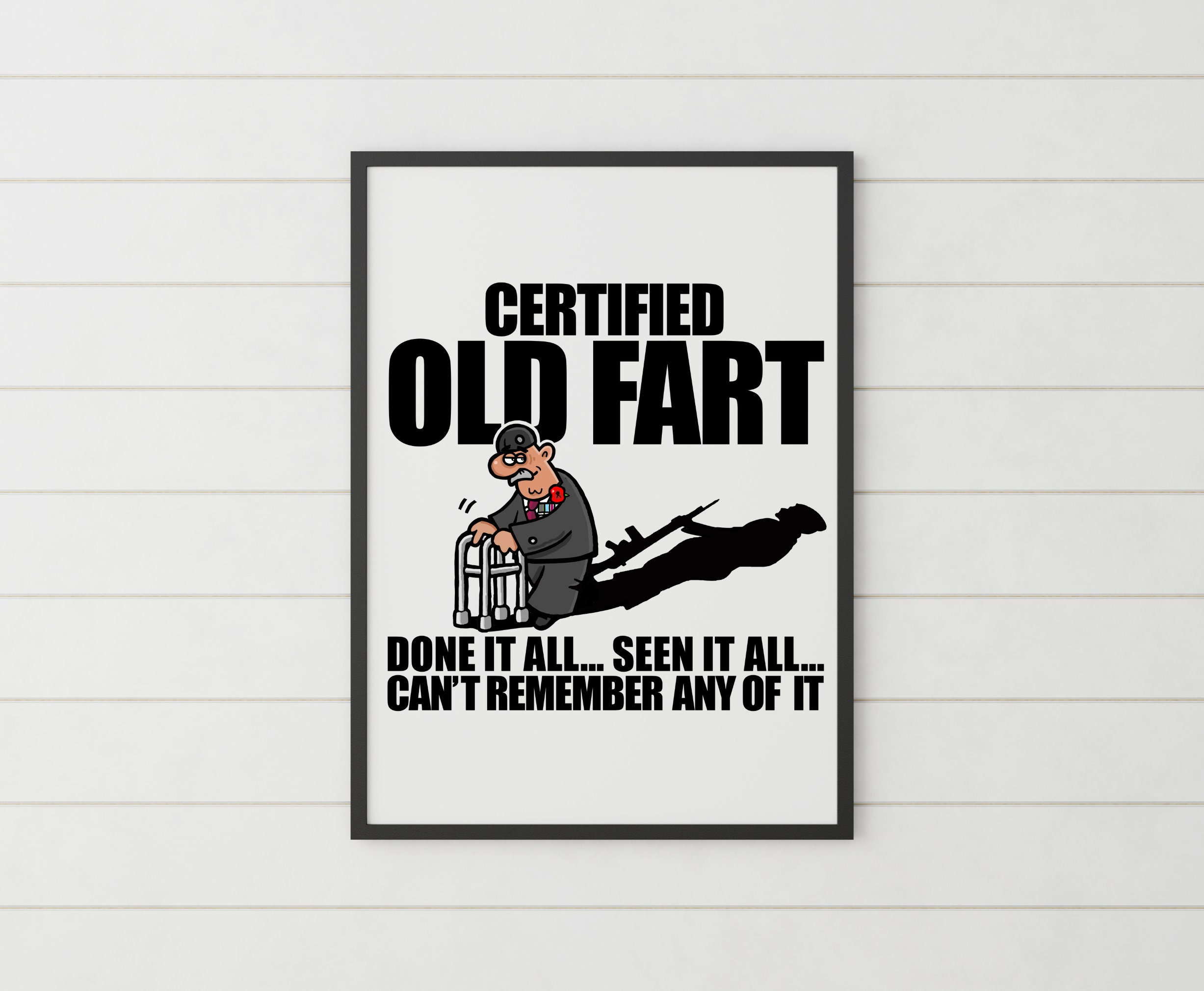 Old Fart Certificate