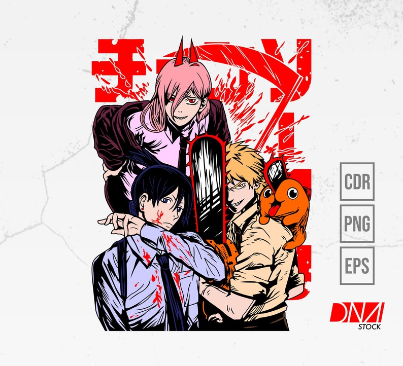 Anime Vector Files Anime Svg Layered Anime Dtf Transfer - Etsy Hong Kong