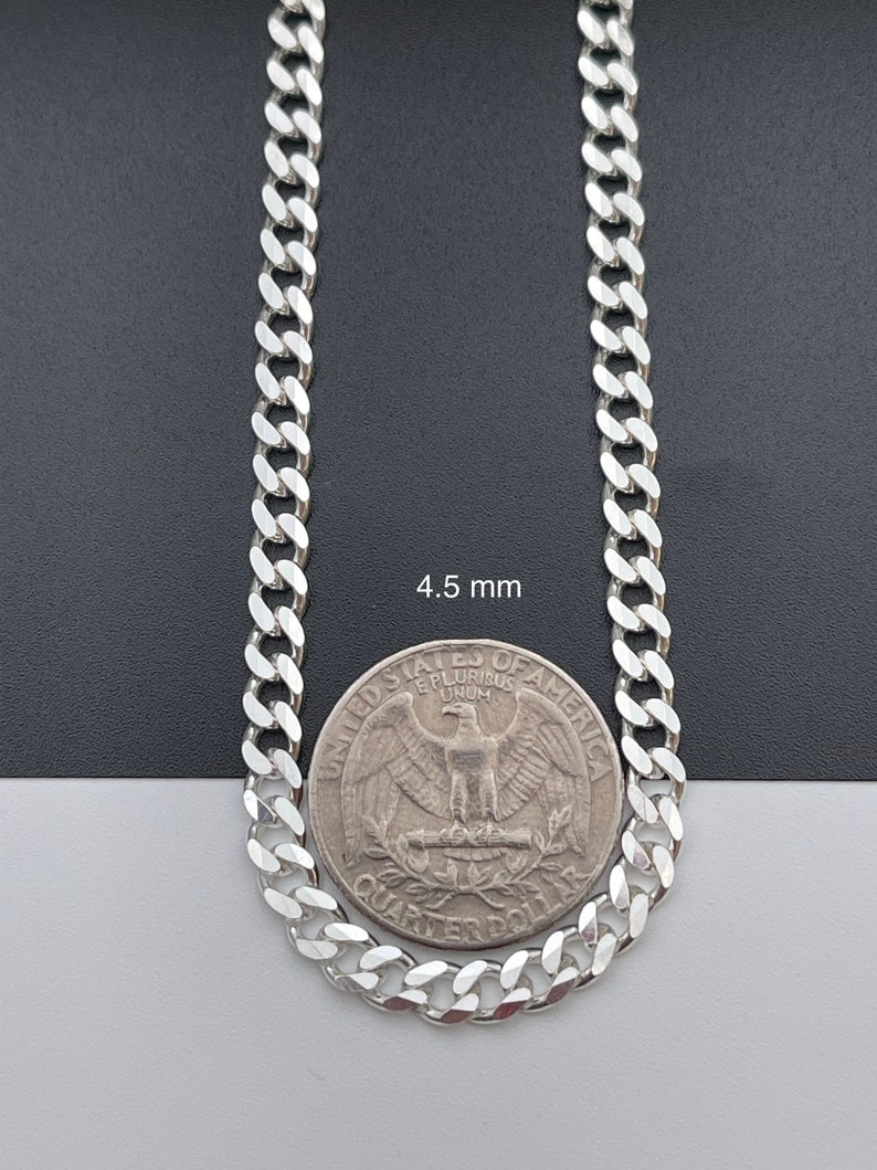 925 Sterling Silver Cuban Link Chains Men's Women's - Etsy