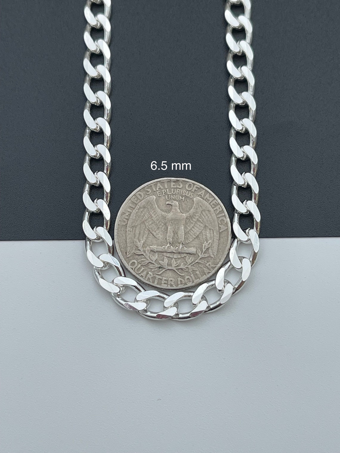 925 Sterling Silver Cuban Link Chains Men's Women's - Etsy