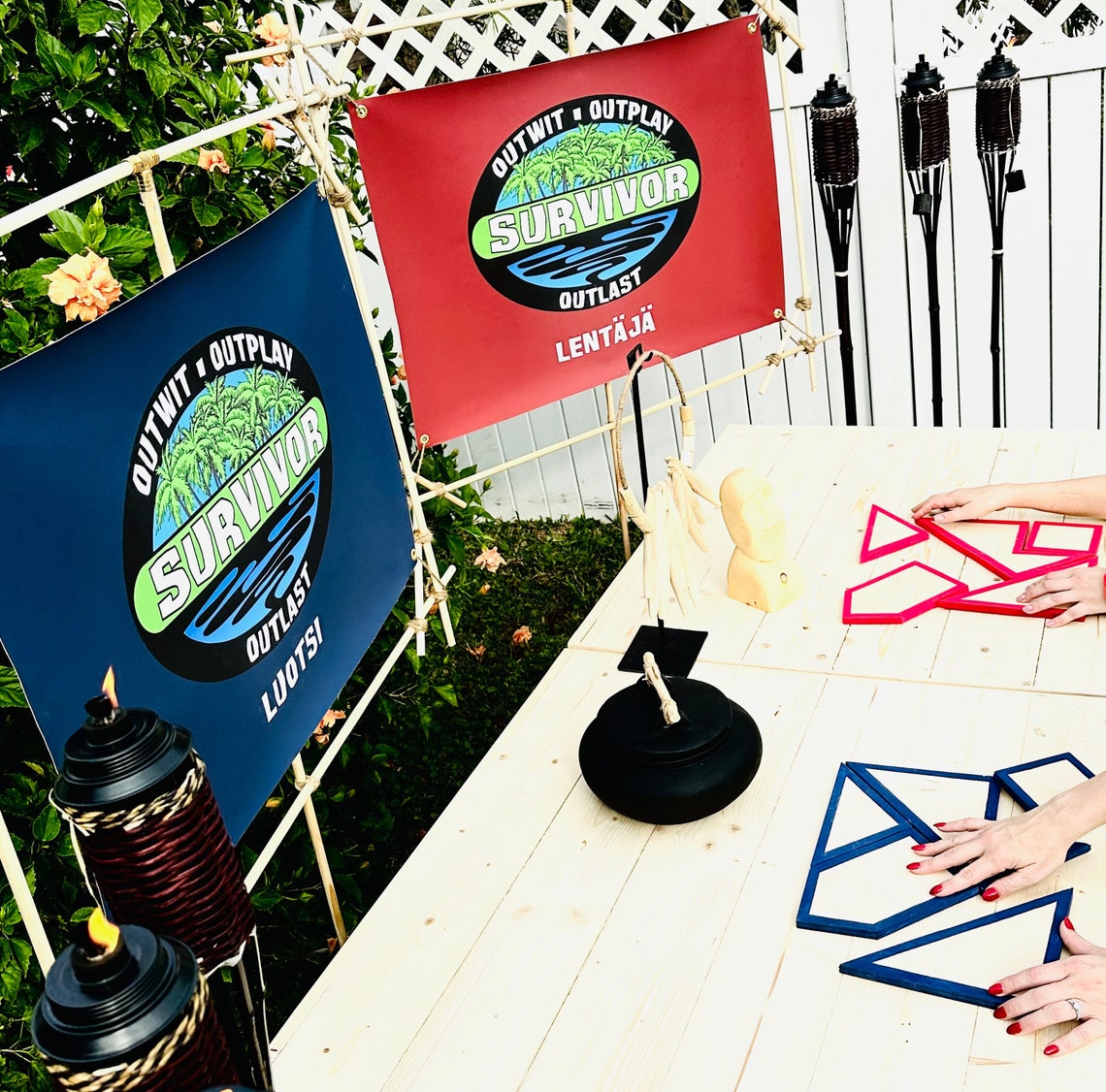 Survivor Games Tribal Flags Instant Download - Etsy Canada