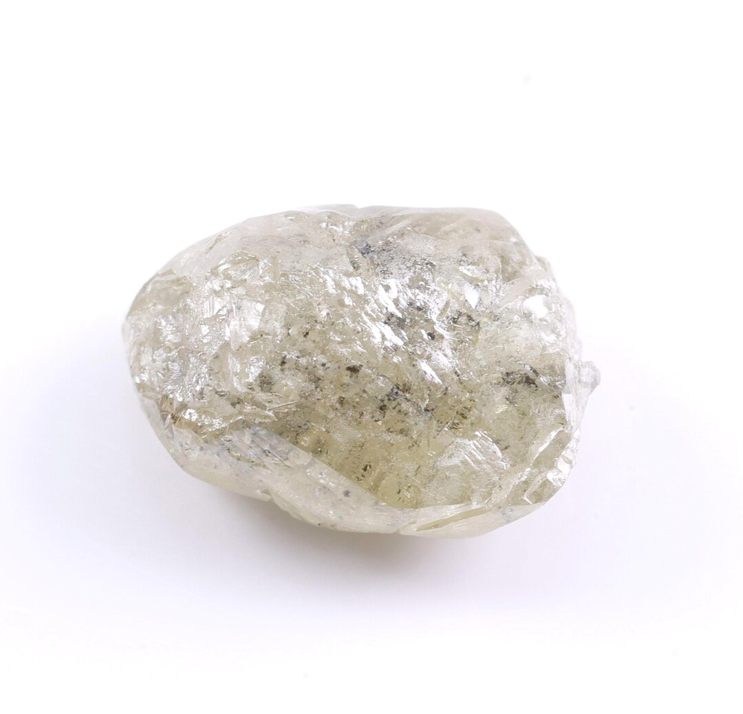 1.87 Ct Natural Grey Rough Diamond, Uncut Raw Irregular Shape Earth ...
