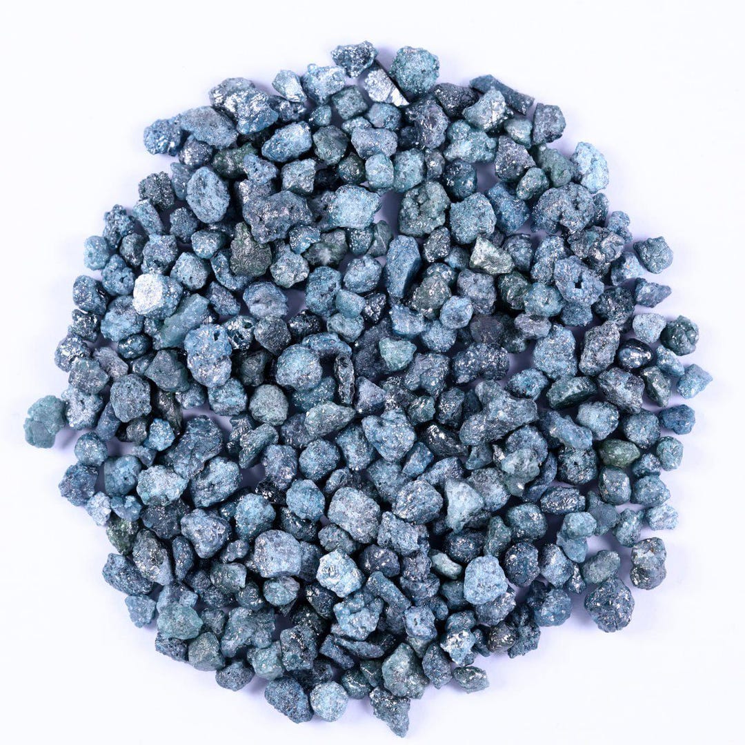 275 Ct Rare Blue Raw Diamond Lot, Natural Uncut Loose Rough Stone ...