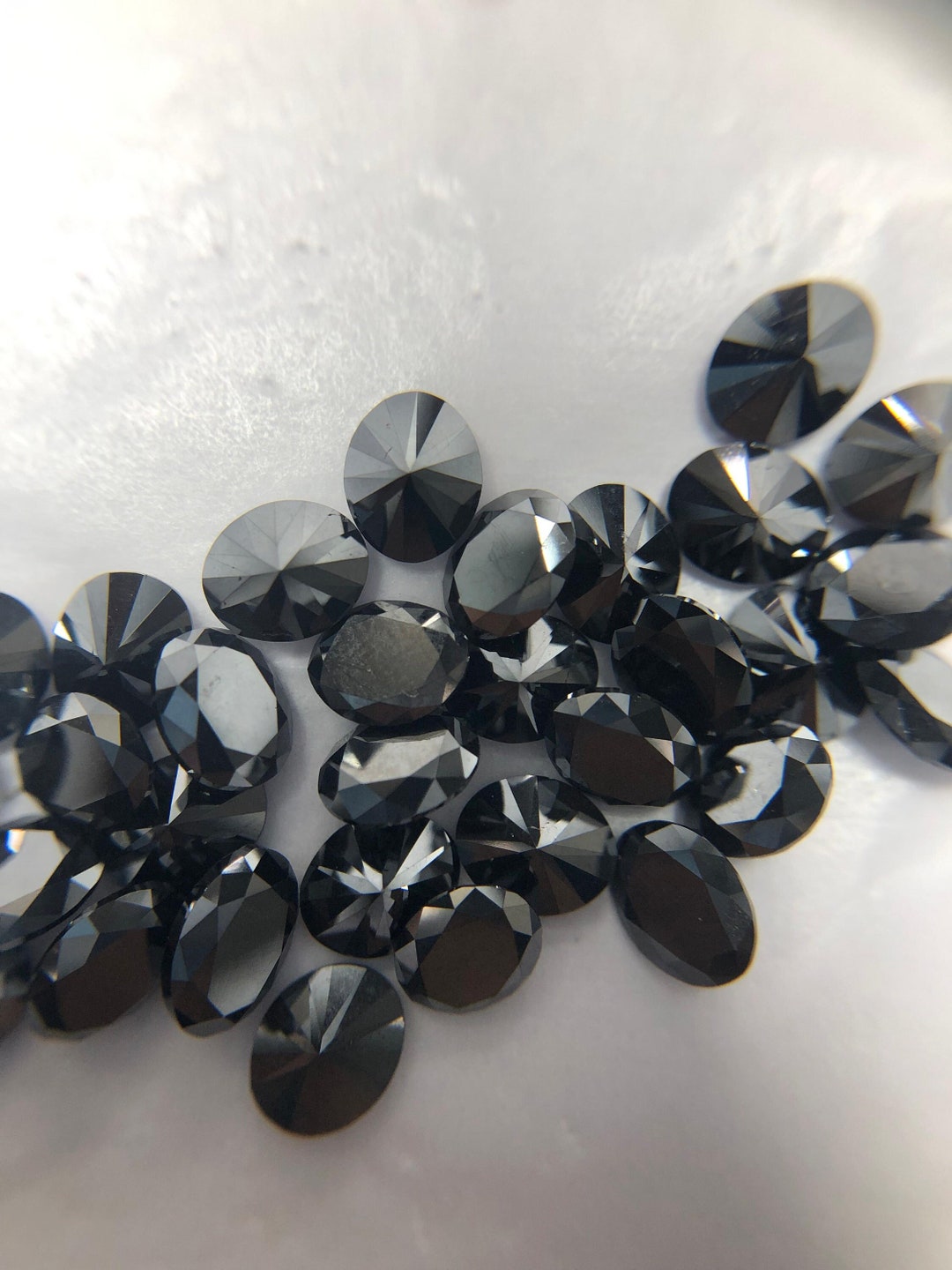 Black Melee Diamond Lot - Various Sizes, Calibrated Natural Fancy Loose ...