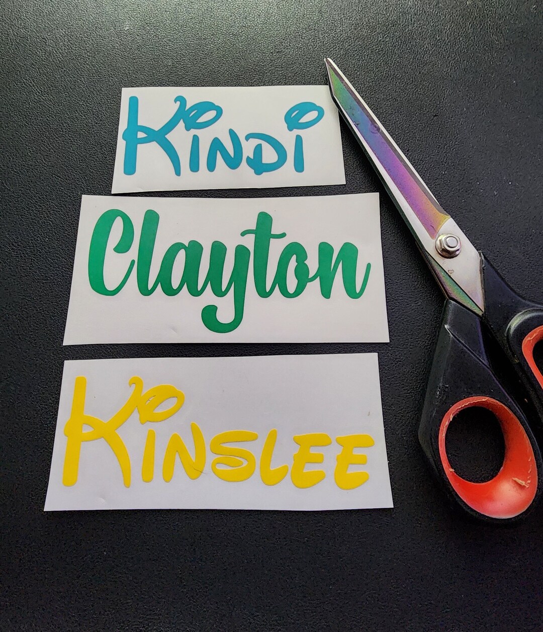 Personalized Vinyl Decals, Custom Name Decals - Etsy