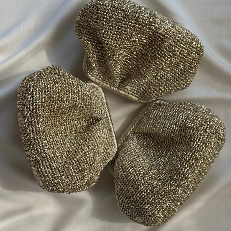 Handmade Gold Metallic Raffia Clutch | Special Occasion Handbag - Etsy