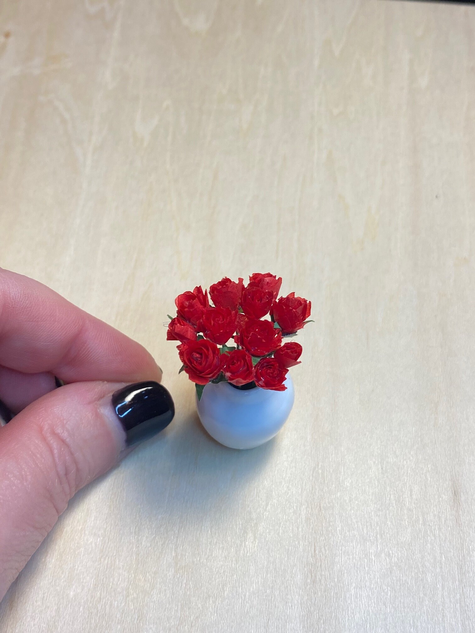 Miniature Red Roses Dollhouse 1:12 Scale Dozen Red Roses - Etsy