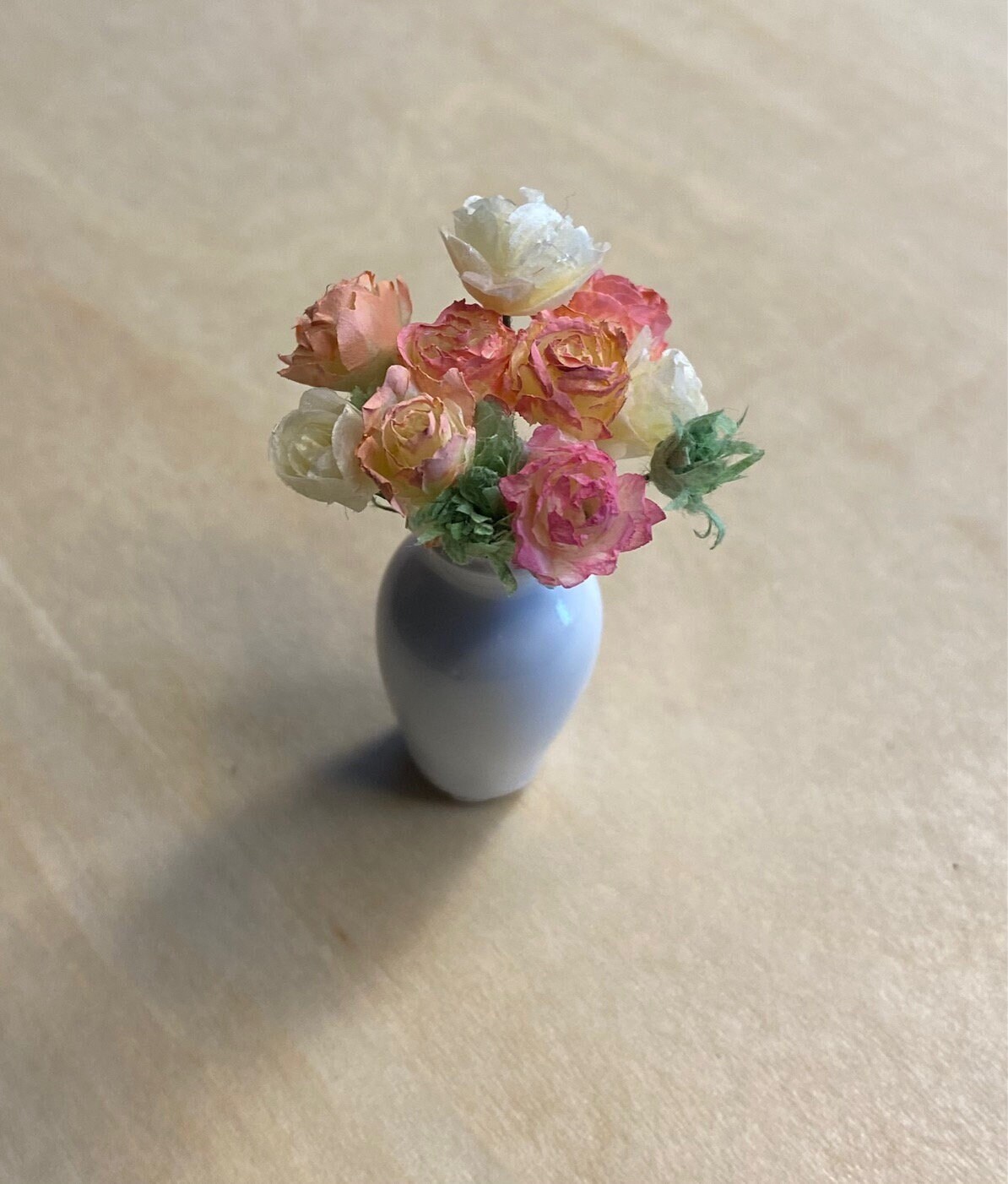 Miniature Rose Flower Bouquet Dollhouse 1:12 Scale - Etsy
