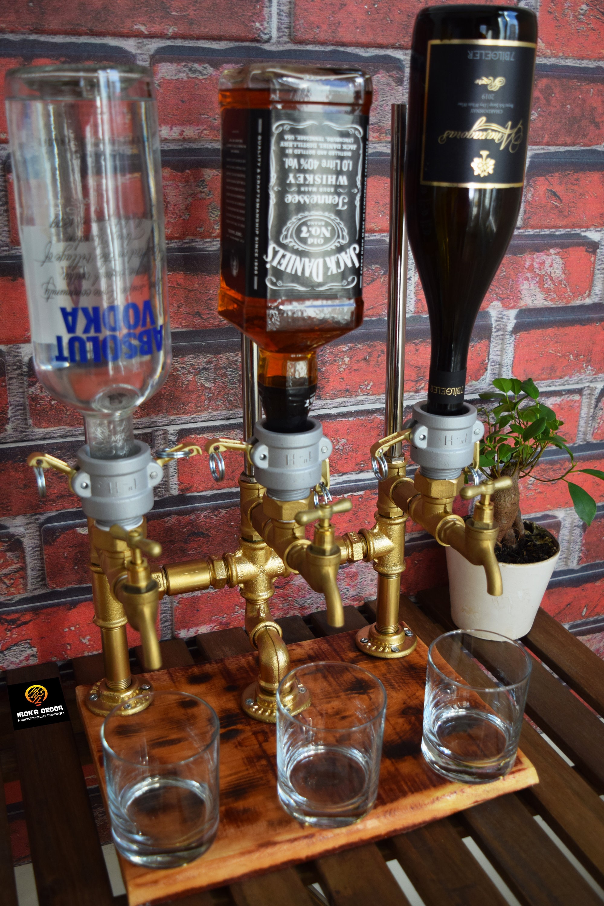 Bar Decoration Exclusive Unique Alcohol Dispenser 100% - Etsy