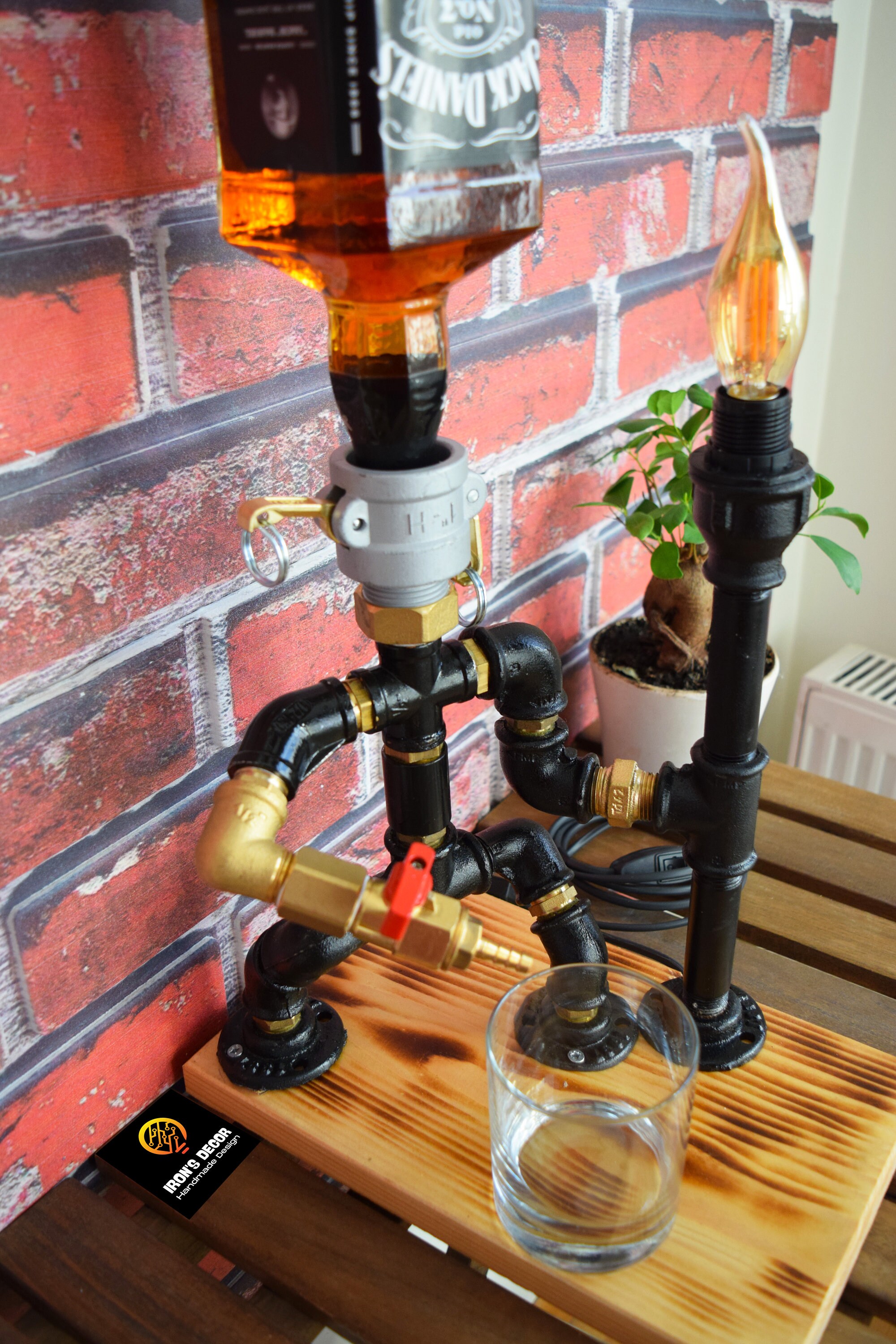 Whiskey Dispenser, Alcohol Dispenser, Whiskey Gift, Man Cave Decor ...