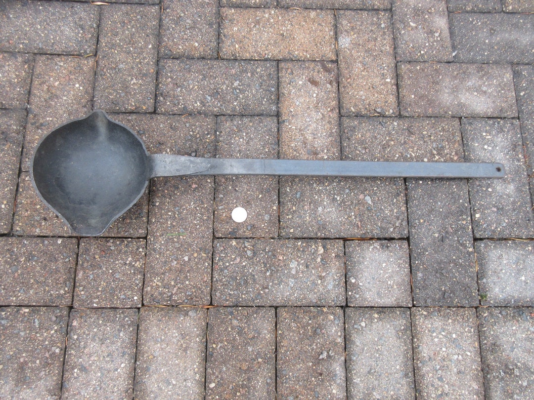 Antique Wrought Iron / Cast Iron Ladle Rustic Home Decor - Etsy