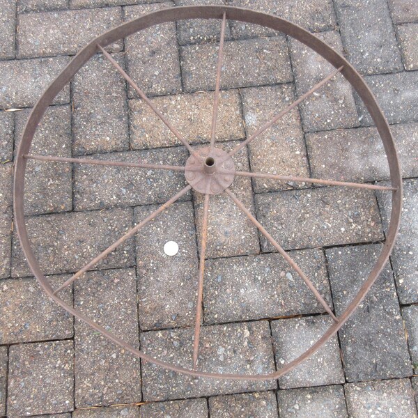 Antique Cultivator Wheel - Etsy