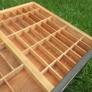 Antique Letterpress Thompson California Job Case, Type Case, Shadow Box ...