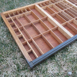 Antique Letterpress Thompson California Job Case, Type Case, Shadow Box ...