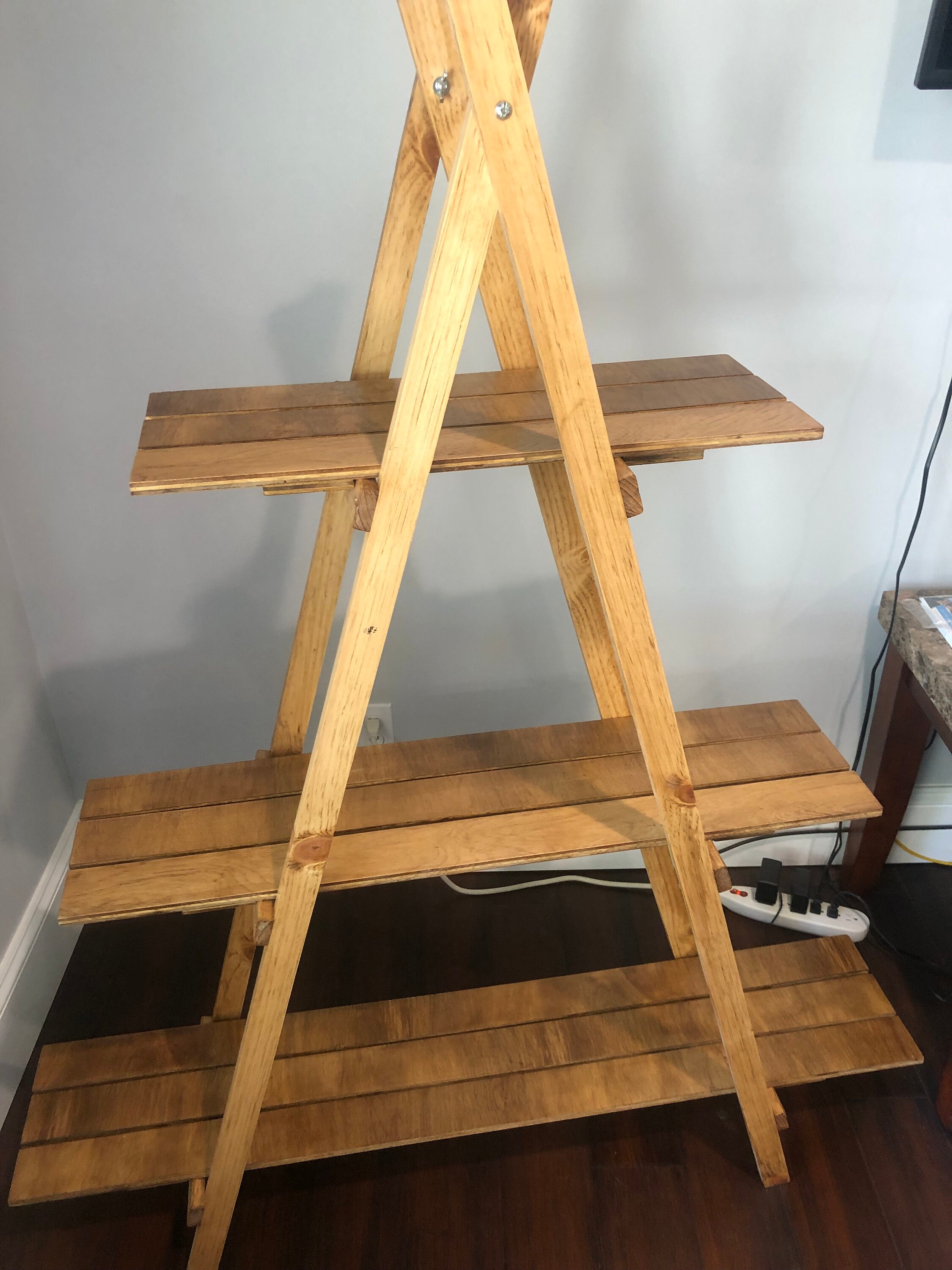 Folding Ladder Plant Stand - Etsy