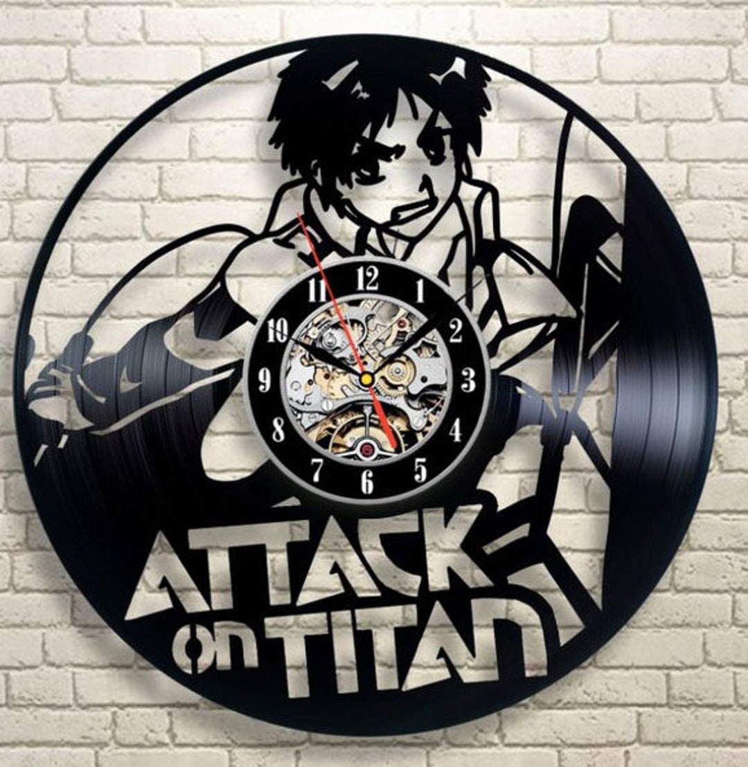 Anime Laser Cut Vinyl Record Wall Clock Creative Nursery - Etsy
